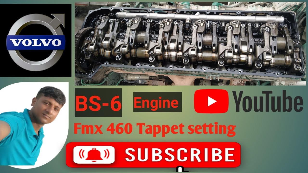 Volvo fmx460 BS-6 Engine # tappet setting #BS-6 valve adjust # Volvo ...