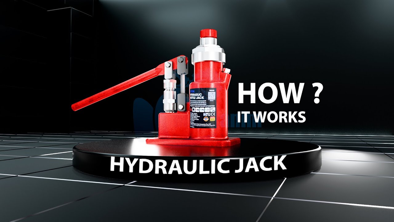 How a Hydraulic Jack Works | Stunning 3D Animation Explained ...