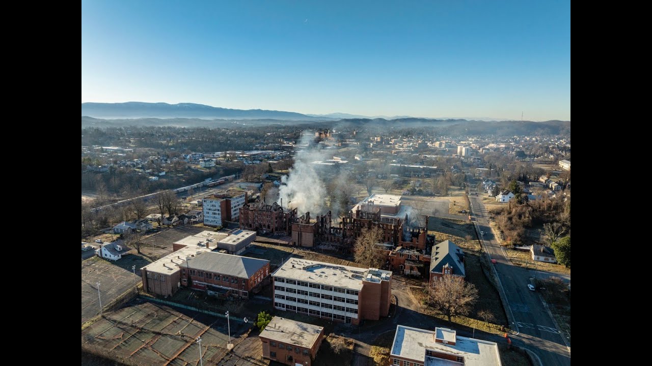 Virginia Intermont Fire December 2024 - YouTube