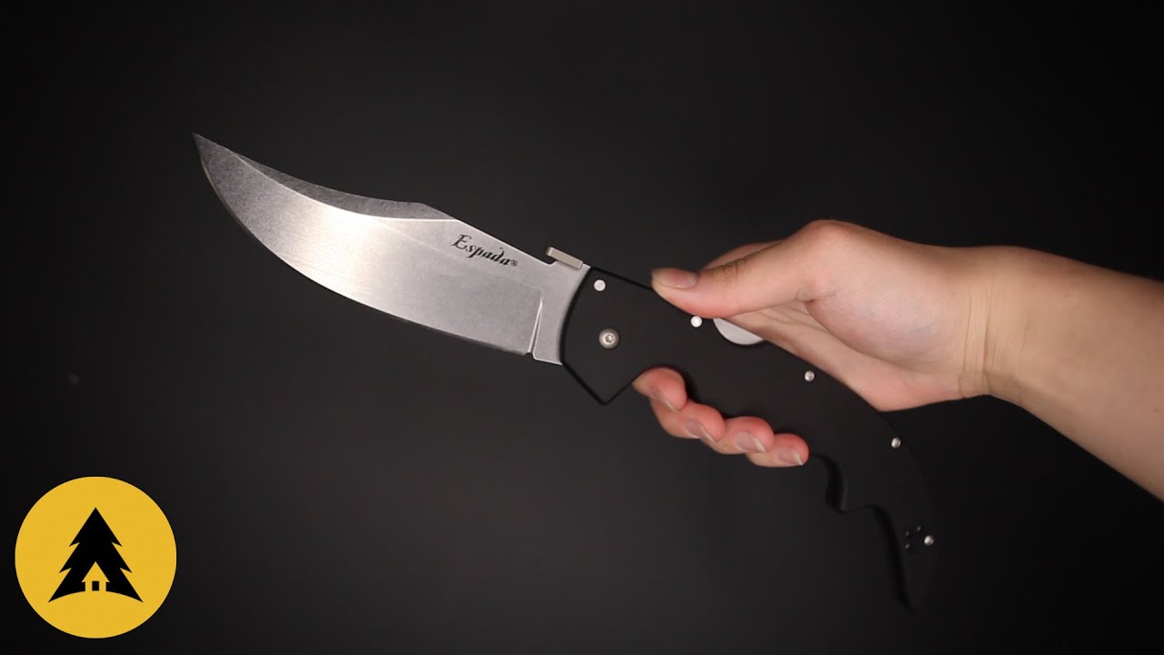 Складной нож Cold Steel 62MGD Large Espada - YouTube