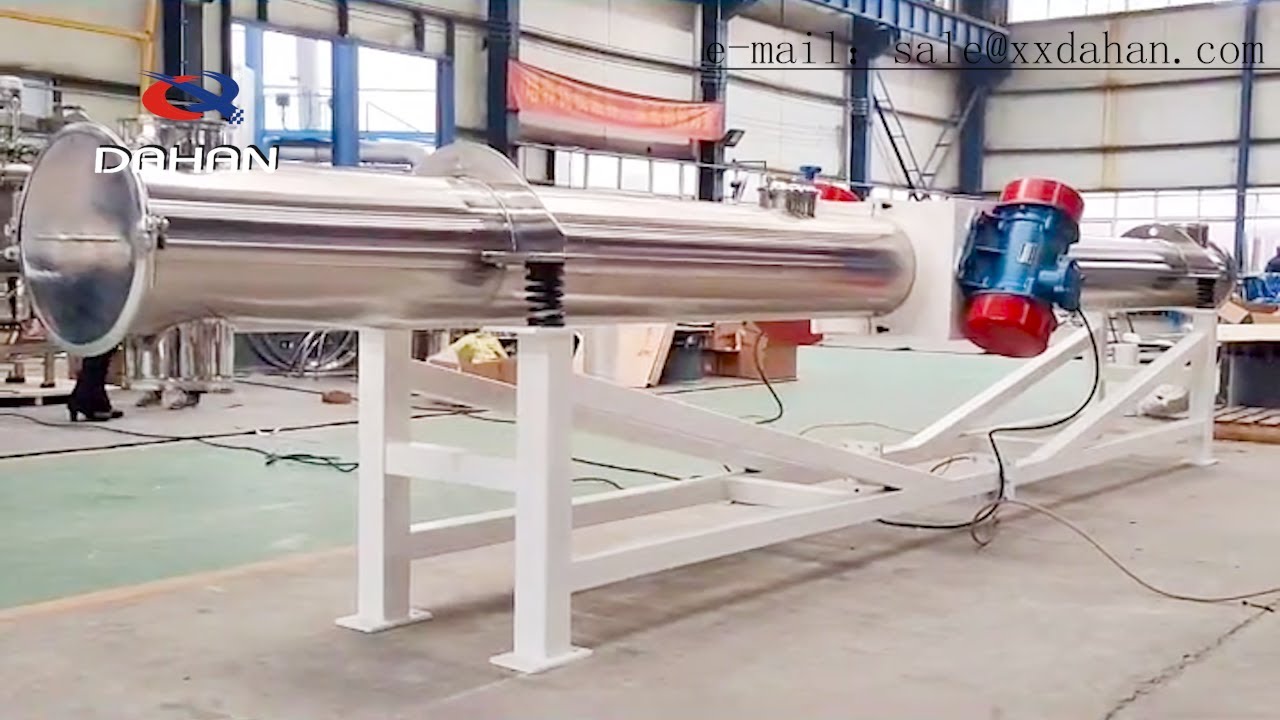 Electromagnetic Tube Vibrating Conveyor - YouTube