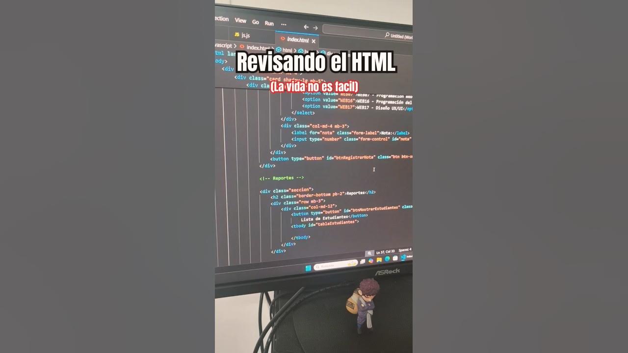creando Proyecto final🖥️😎 #css #html #javascript - YouTube