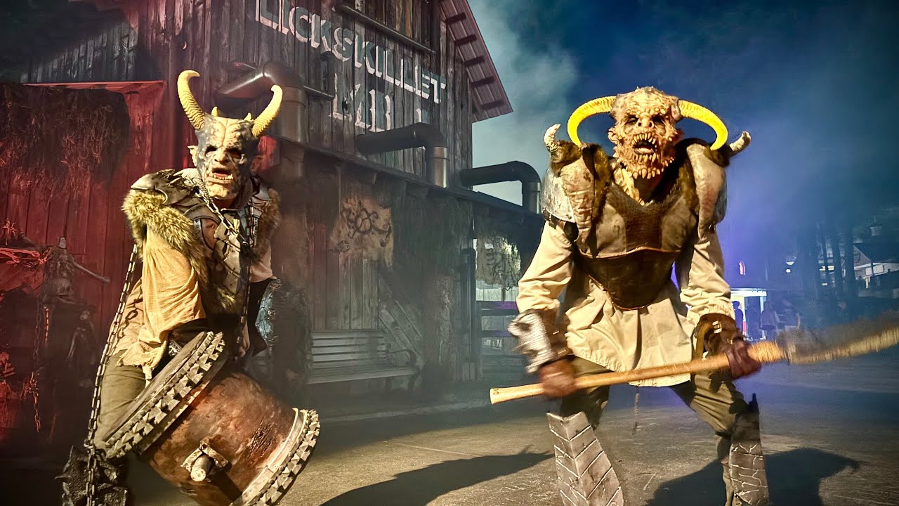 Six Flags FRIGHT FEST Atlanta 2024 - SAW & Stranger Things HAUNTED ...