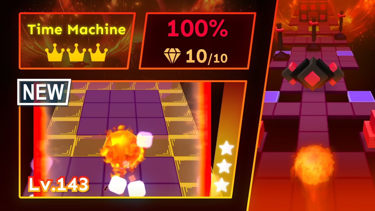 Rolling Sky - Time Machine w/ Handcam [Perfect Way] - YouTube