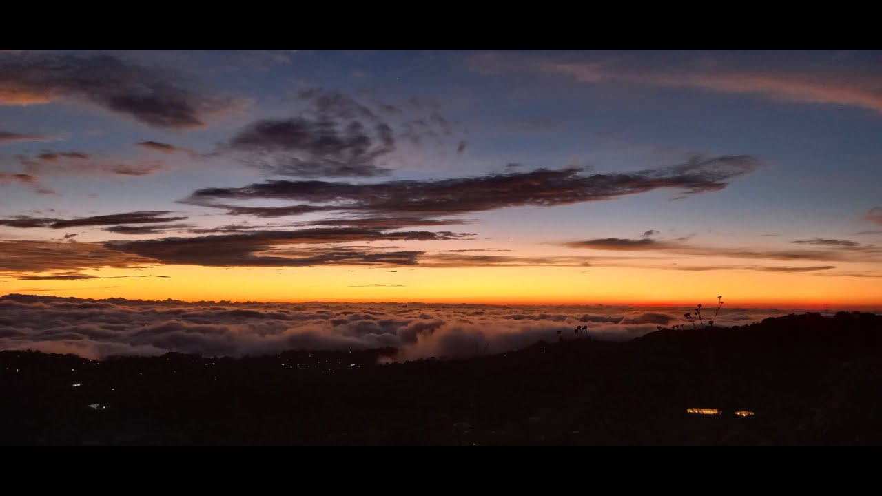 Baguio sea of clouds and sunset view (Vlog #27) - YouTube