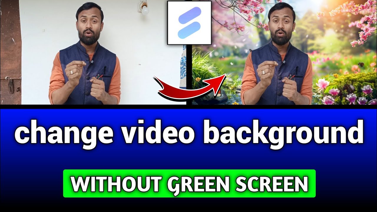 How To Change Video Background Without Green Screen ( 2025 ) - YouTube