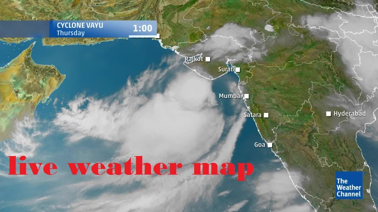 live weather map - YouTube