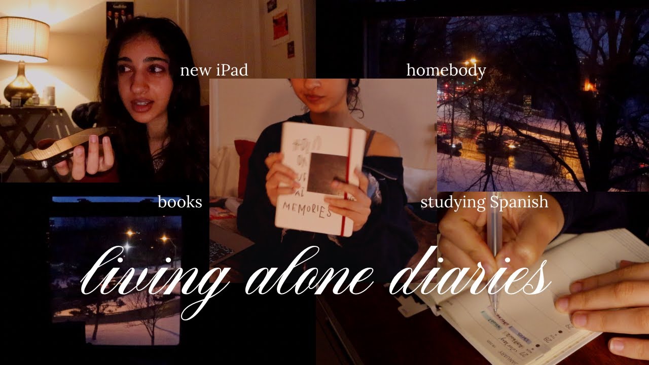 living alone diaries | new iPad, books, studying Spanish, slow days at ...