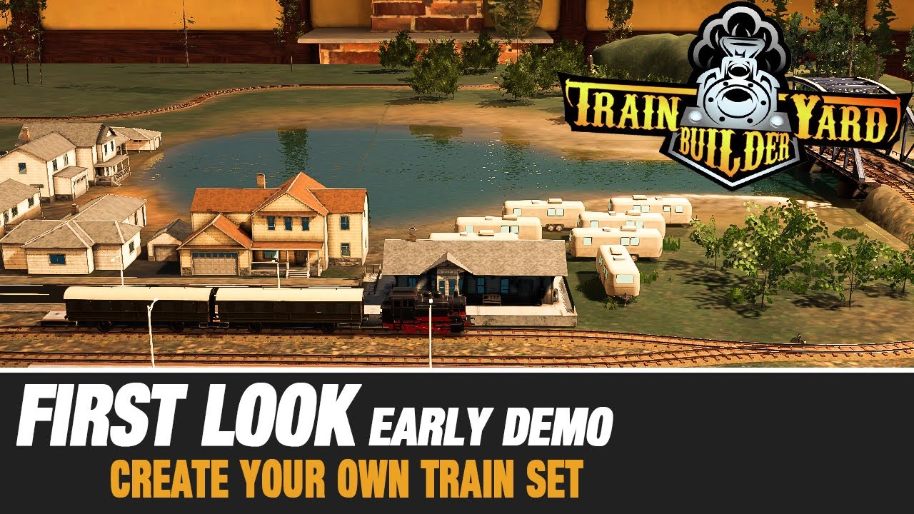 Train Yard Builder Early Demo first look. We complete the tutorial and ...