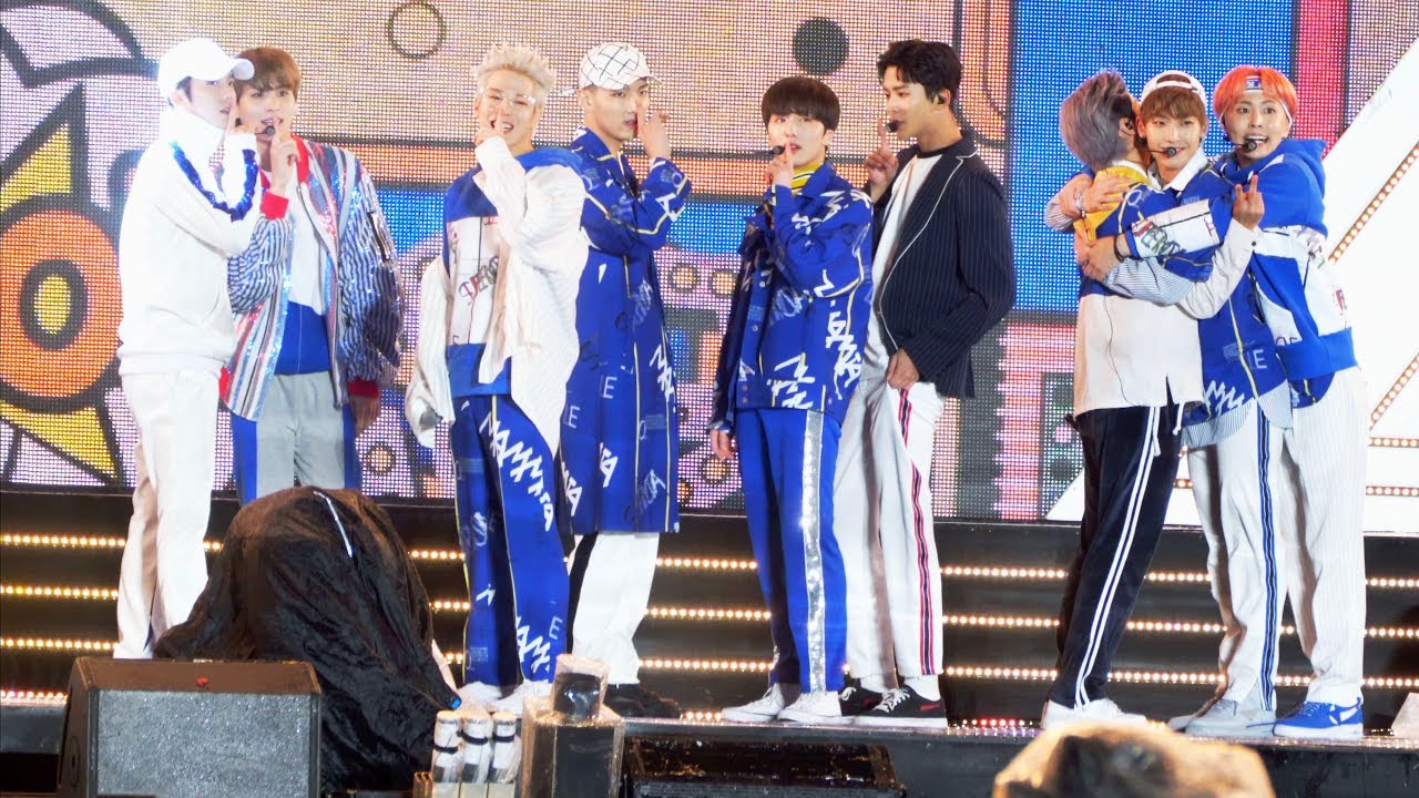 에스에프나인 SF9[4K 직캠]맘마미아 MAMMA MIA@180404 락뮤직 - YouTube