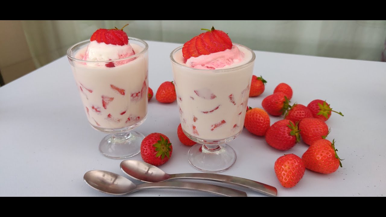 Strawberry N Cream fresh from the farm - YouTube