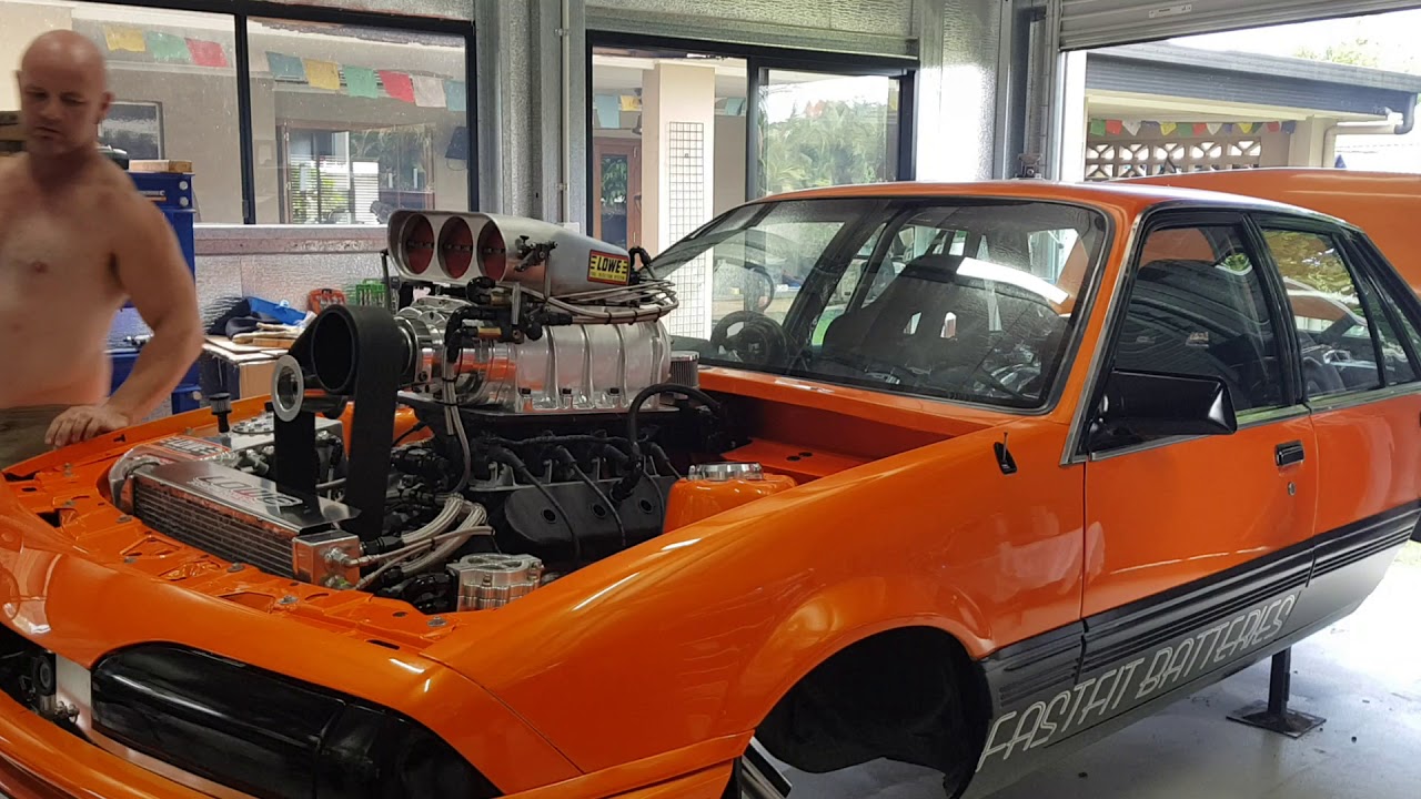 Ls1 blown methanol first start up - YouTube