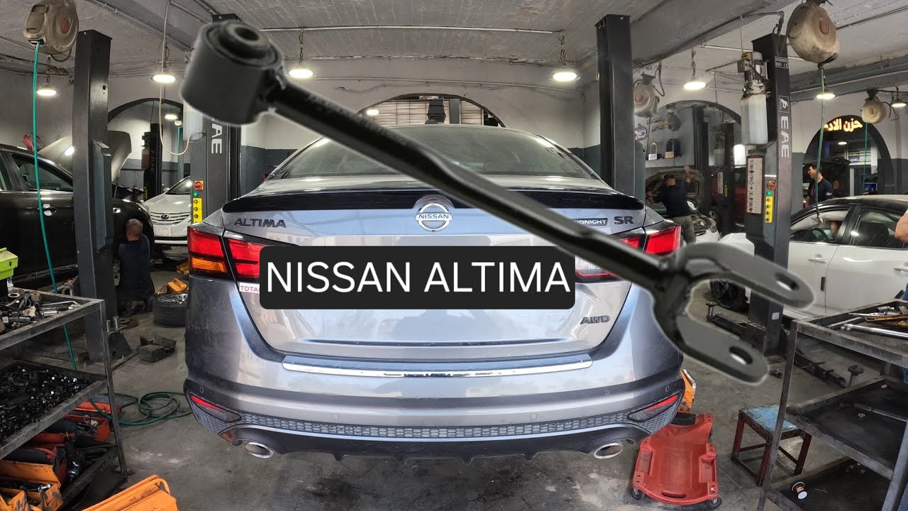 rear toe control arm replacement ... nissan altima - YouTube