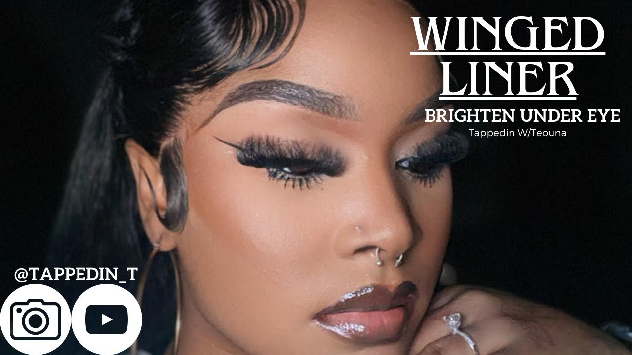 Sexy New Year’s Eve Makeup| Winged Liner | JT Lip - YouTube