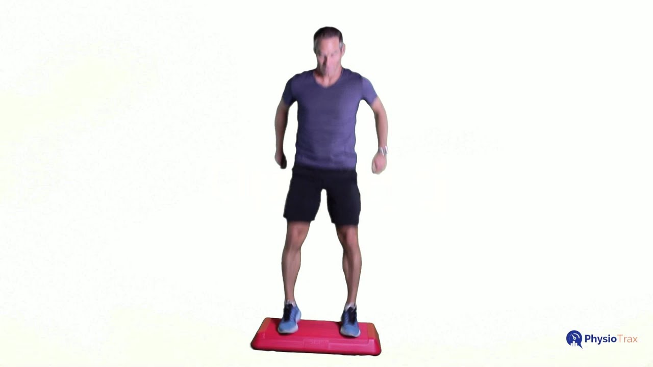 Double Leg Forward and Backward Jumps on Step - YouTube
