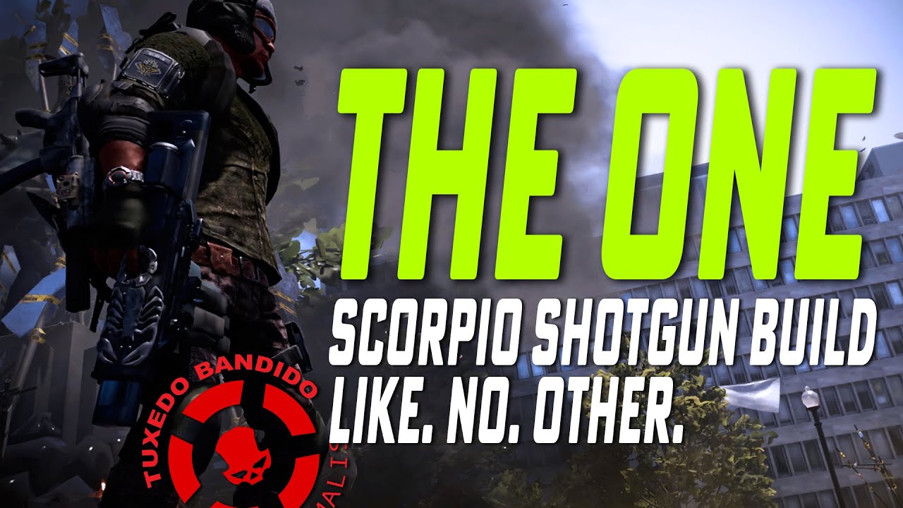 DIVISION 2 Scorpio Exotic Shotgun Solo Build Like No Other | Works Like ...