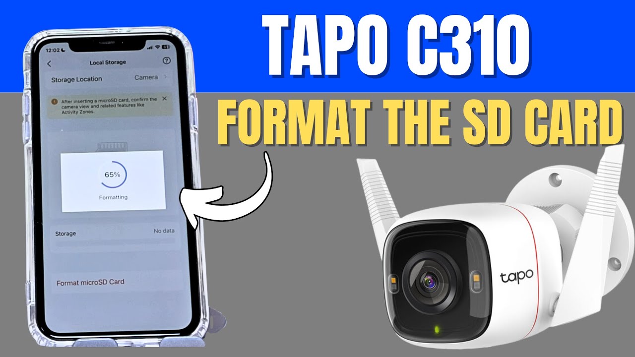 Tapo C310 SD Card Format - QUICK & EASY! - YouTube