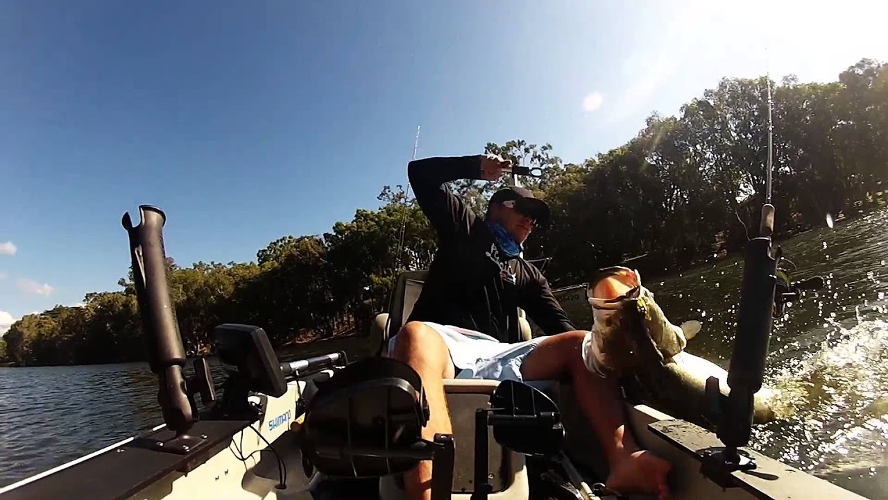 Hobie Barramundi Fishing Townsville 2014 - YouTube