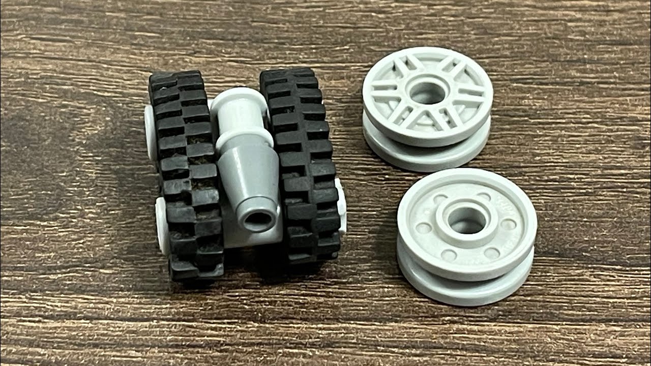 Using Rubber Tires as Tracks | LEGO Technic - YouTube