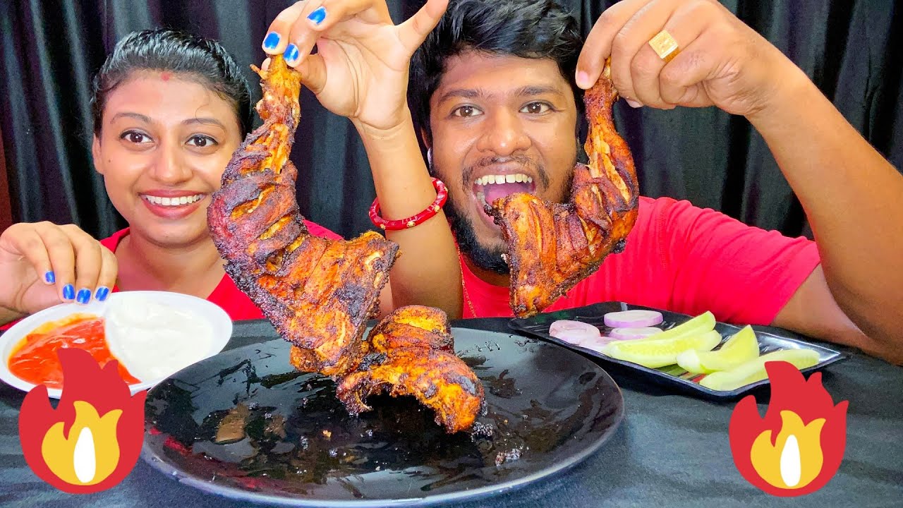 Eating Full Tandoori Chicken 🤩 | Eating Show 🔥| Hungry Life - YouTube