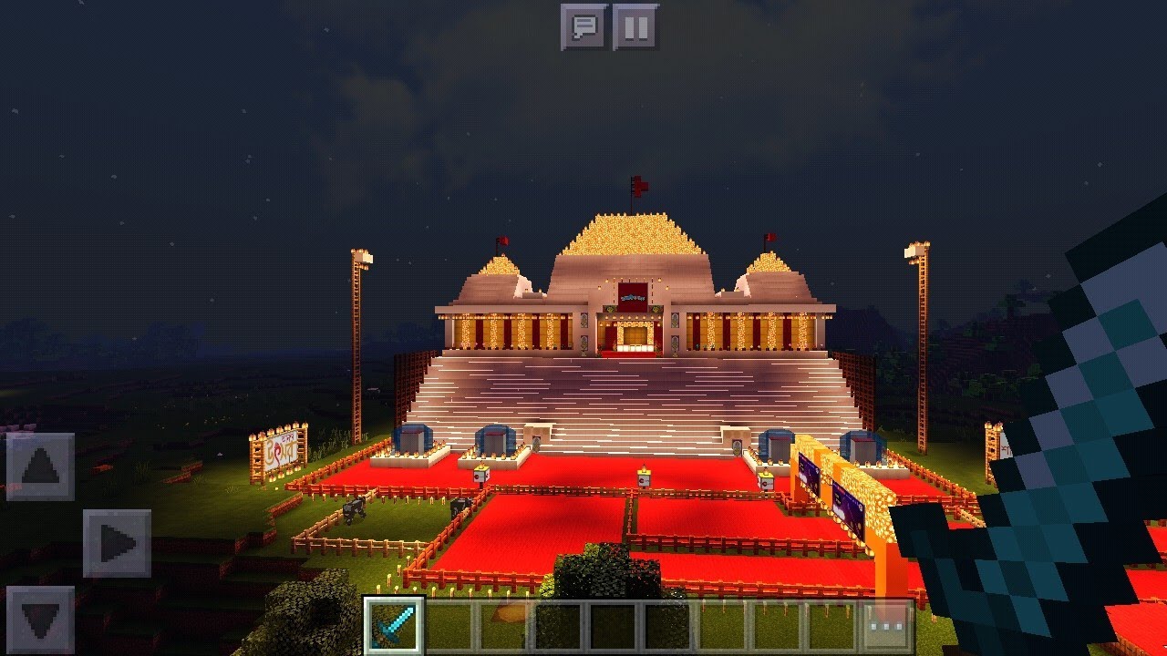 Durga Puja Pandel Grand Opening In Minecraft;Durga Puja Special 2020 In ...