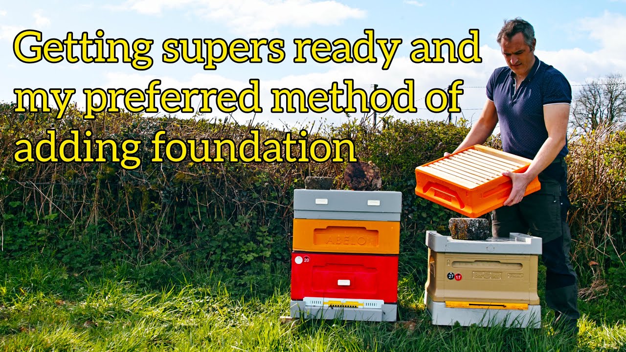 Despite bad weather it's time to add supers - My preferred method of ...