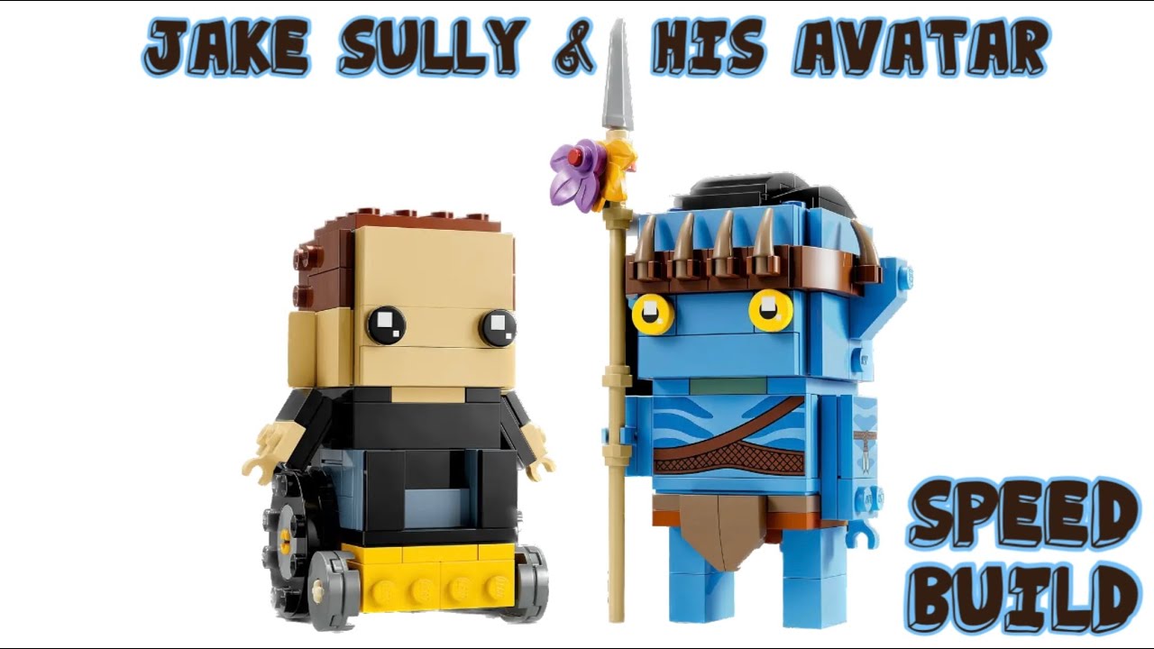 Speed Build | Lego Brickheadz 40554 Jake Sully & his Avatar | Building ...