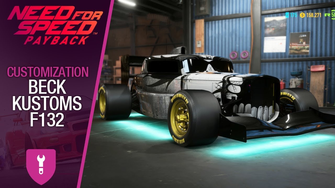 NFS Payback - Customization: Beck Kustoms F132 - YouTube