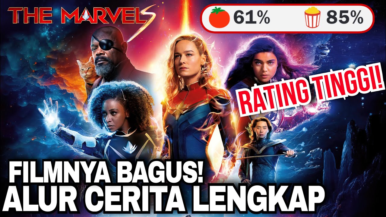 ALUR CERITA LENGKAP THE MARVELS 2023 - PENGORBANAN MONICA PORTAL ...