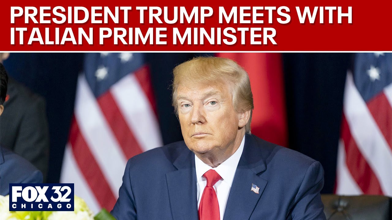 LIVE: President Trump meets with Italian Prime Minister Giorgia Meloni ...