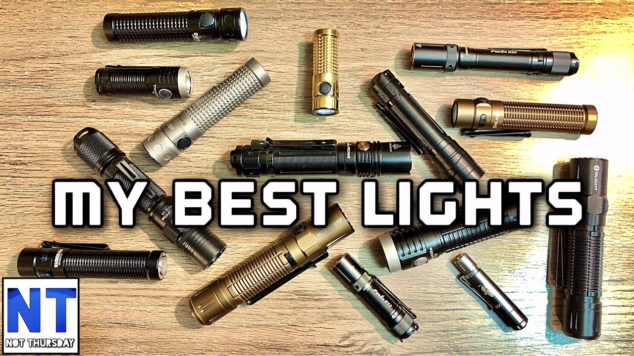 The best LED flashlights i use for EDC work duty that are bright ...