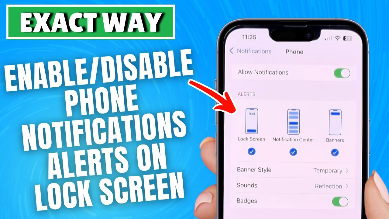 iPhone 13 Pro: Enable/Disable Phone Notifications Alerts for Lock ...