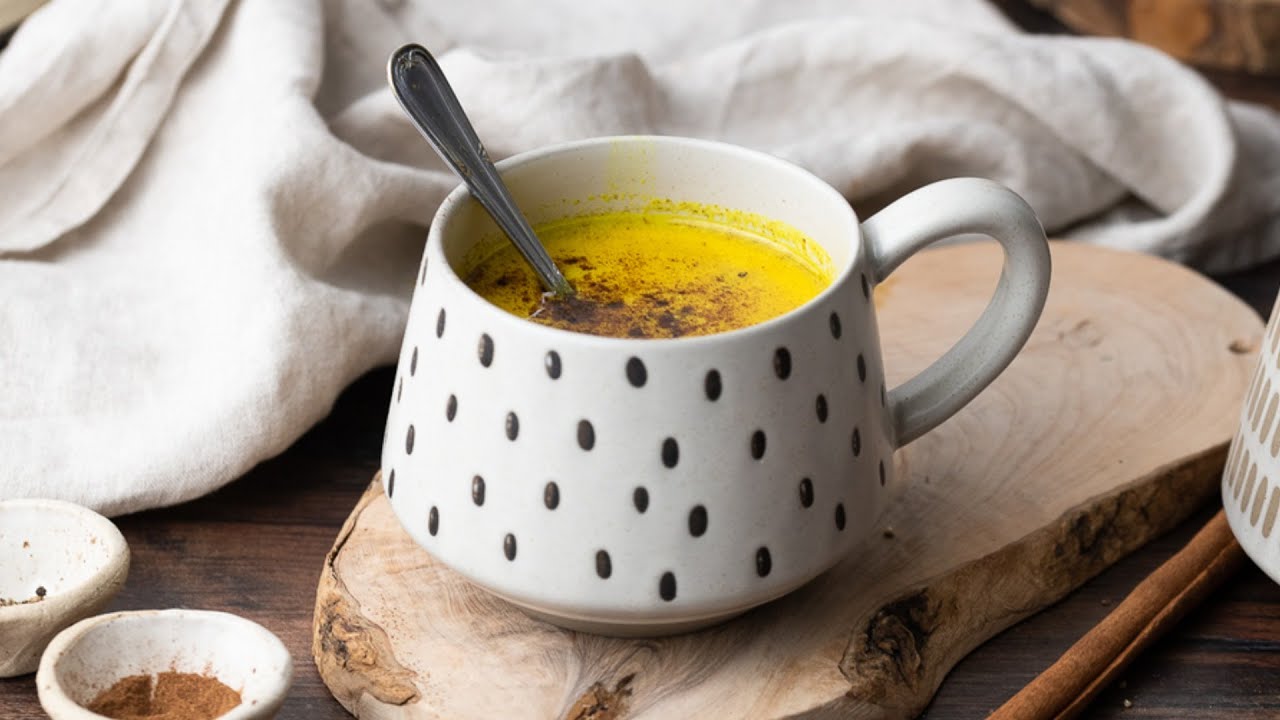 Turmeric Golden Milk (Haldi Doodh) Recipe - YouTube