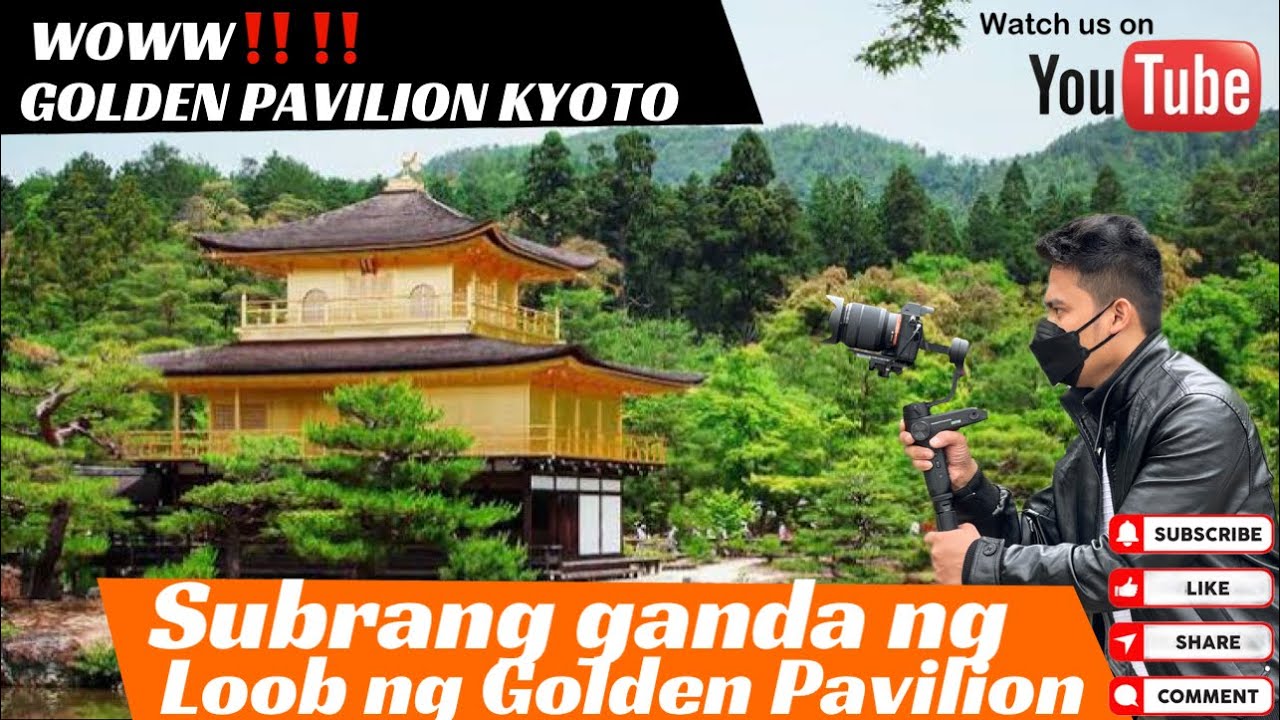 Tourist spot in Japan Golden Pavilion Inside view - YouTube