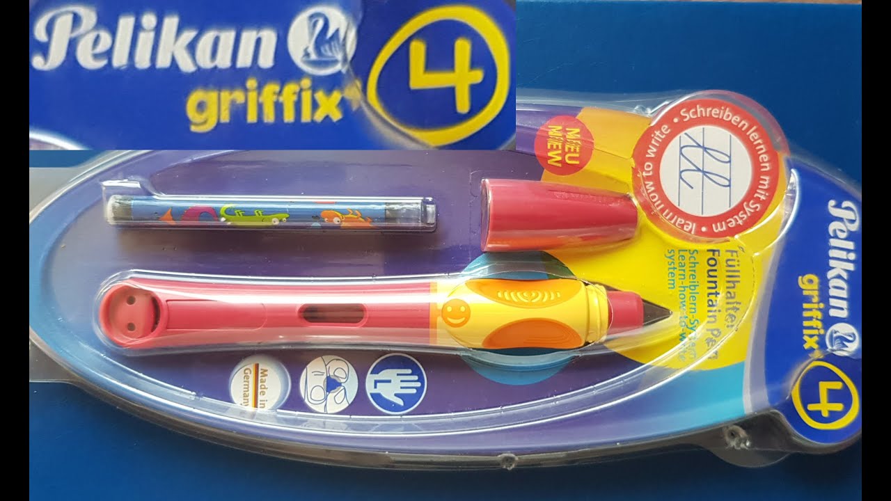 PELIKAN Griffix Fountain Pen Review - YouTube