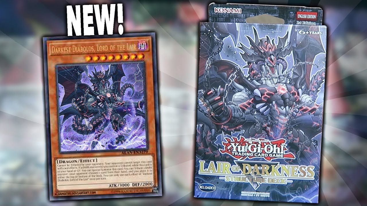 *NEW* YuGiOh LAIR OF DARKNESS STRUCTURE DECK OPENING! DARKEST DIABOLOS ...