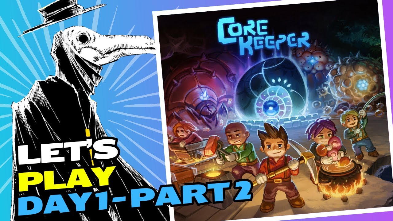 lawan king slime!! | Core Keeper Let's Play - Day 1 - Part 2 - YouTube