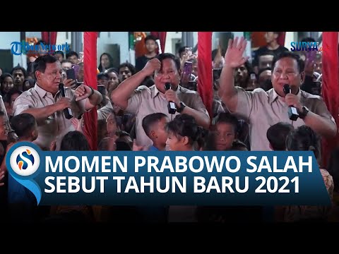 Detik-detik Prabowo Salah Ucap Tahun Baru di Hadapan Korban Banjir Tapsel, Sebut 2021 Bukan 2026!