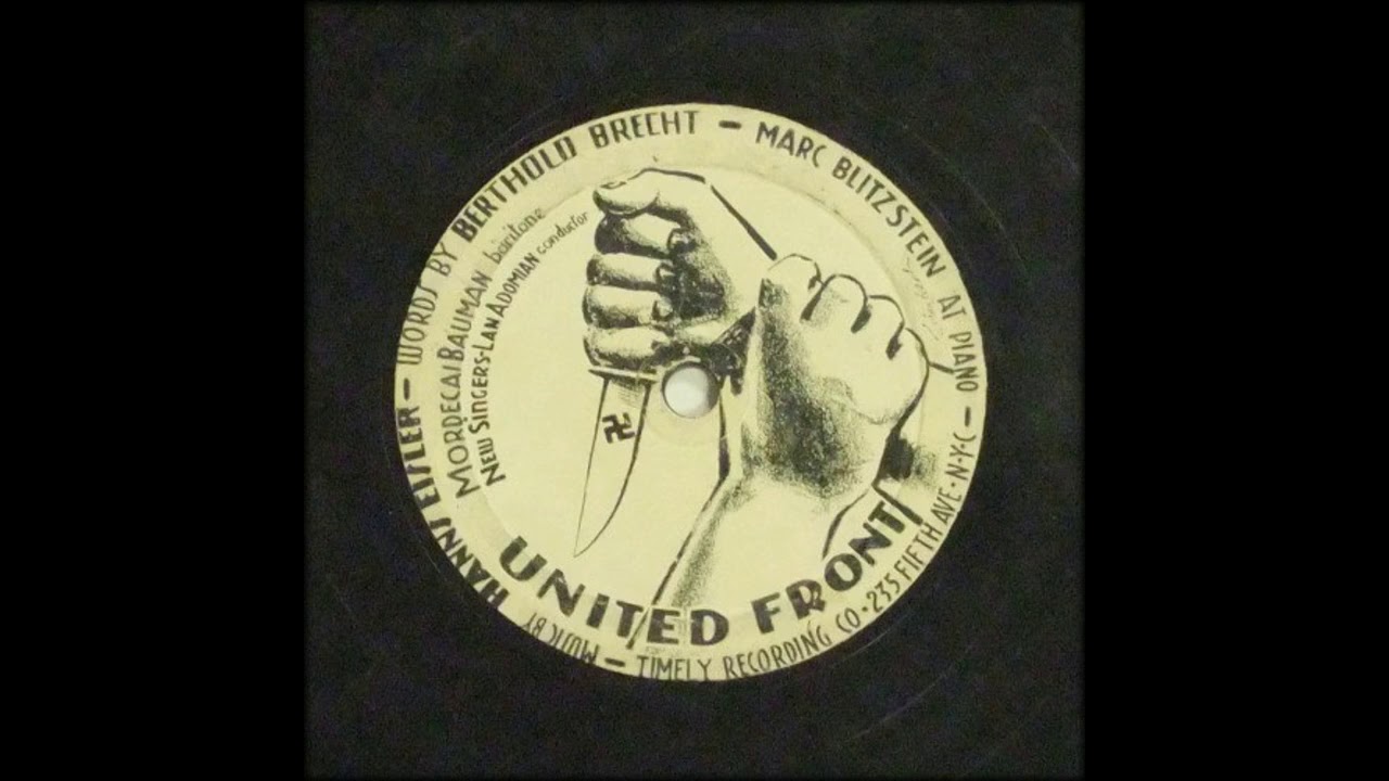 The New Singers - United Front (Einheitsfrontlied) - YouTube