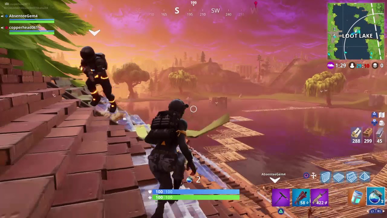 Fortnite 18 gameplay ft absenteegem4 - YouTube