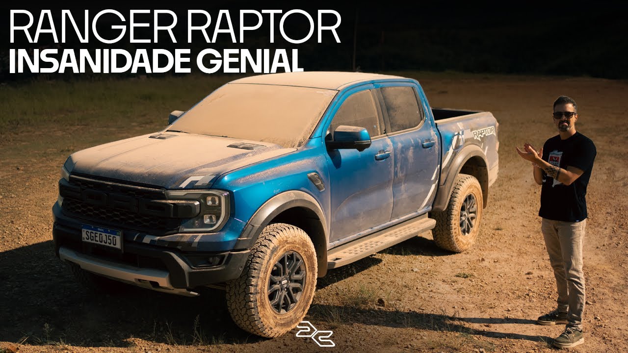 A picape que FAZ TUDO! Ford Ranger Raptor SURPREENDE no asfalto e VOA ...