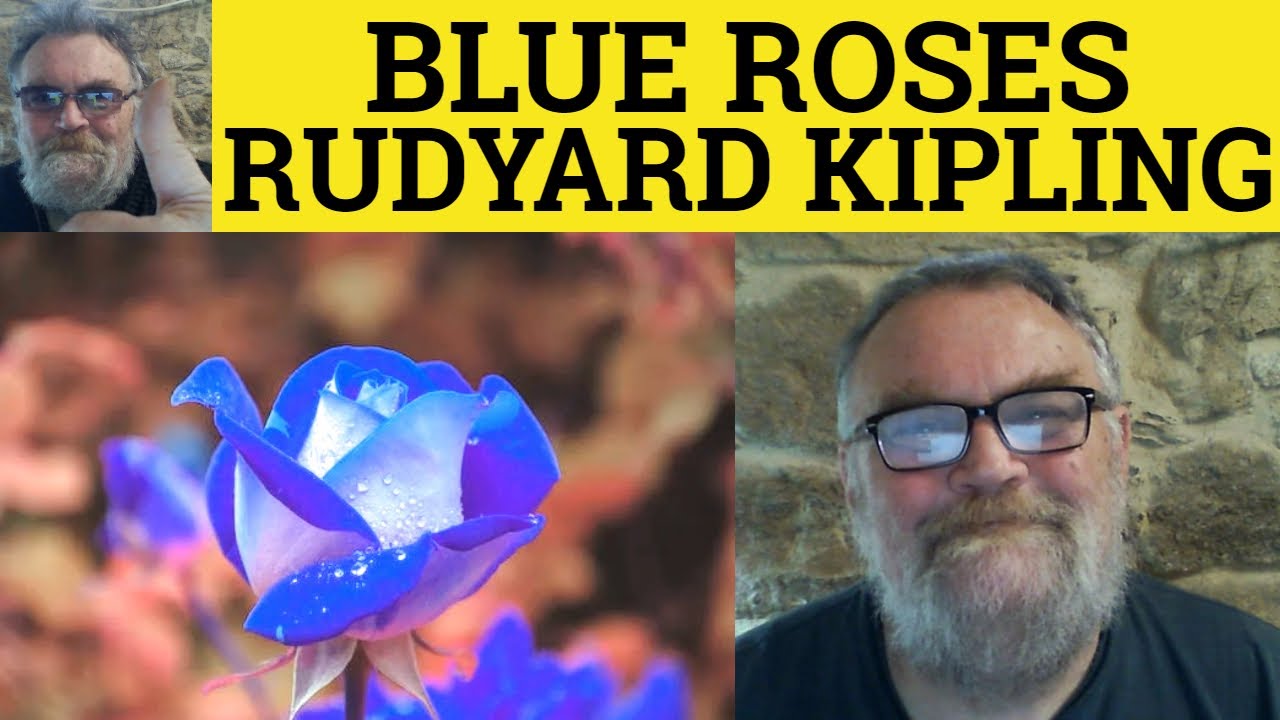 🔵 Blue Roses Poem by Rudyard Kipling - Summary Analysis Reading - Blue ...