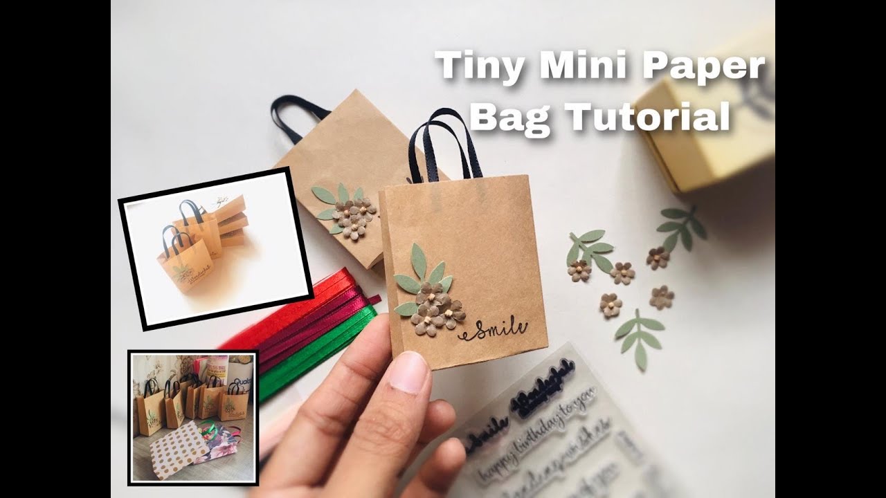 Tutorial Tiny Mini Paper Bag YouTube
