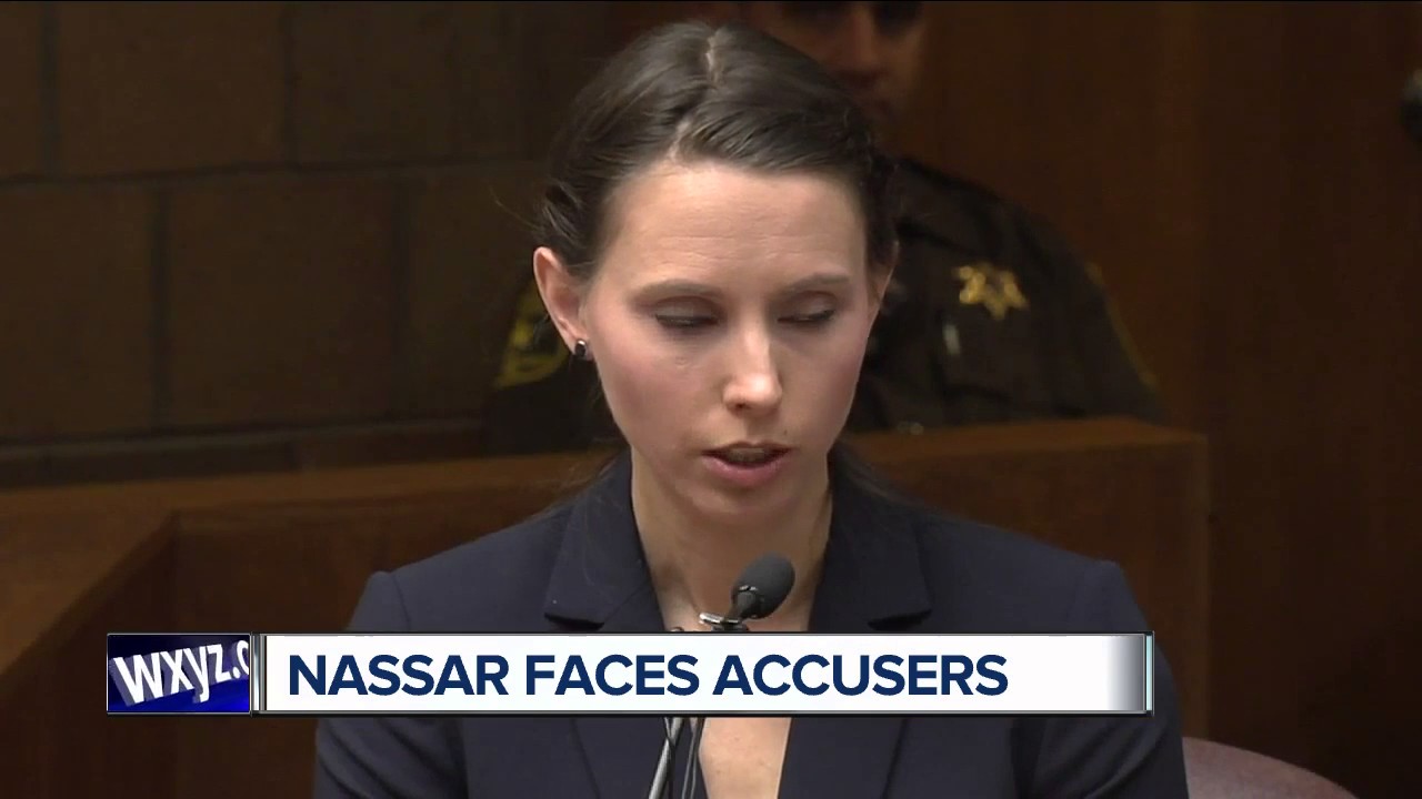 Dr. Larry Nassar faces his accusers - YouTube