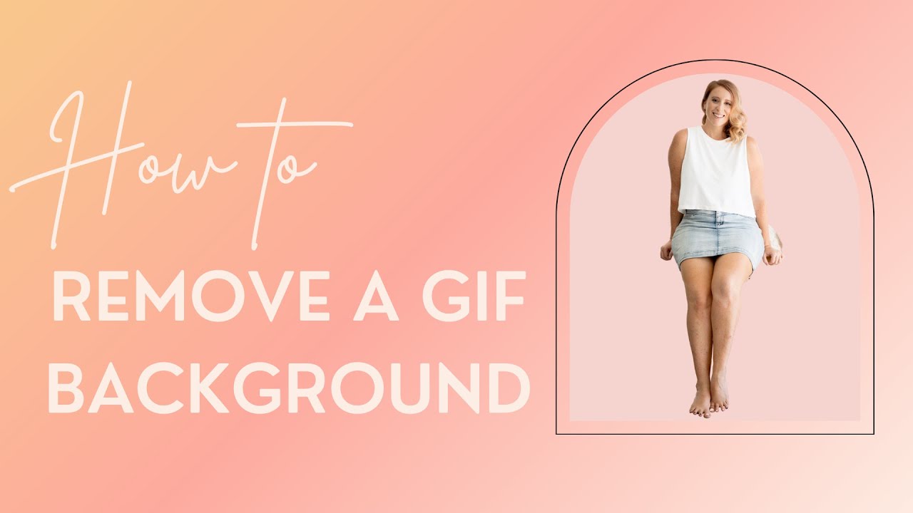 How to Remove Backgrounds from GIFS - YouTube