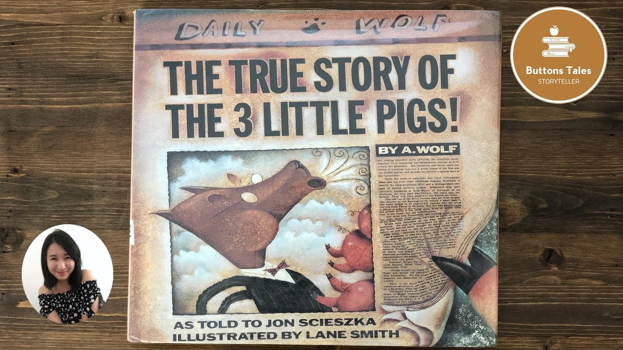 The True Story of The 3 Little Pigs! | Buttons Tales Read Aloud - YouTube