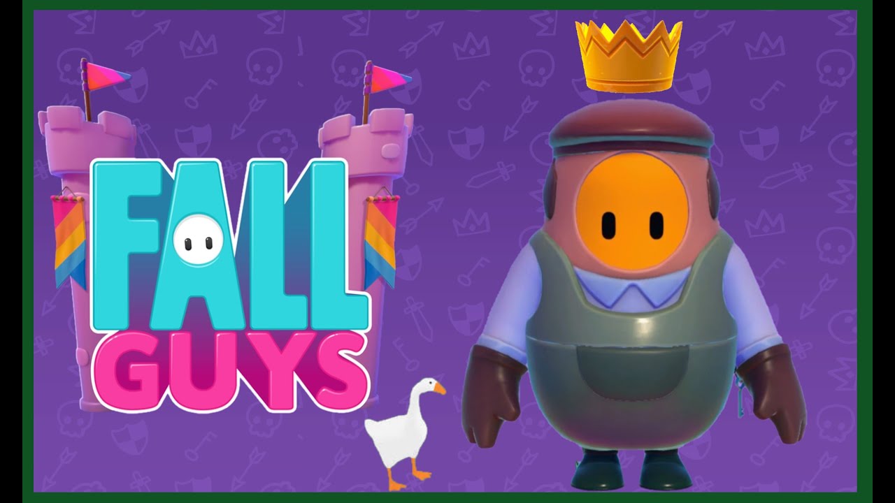 FALL GUYS hex-a-gone victory - NEW THE GROUNDSKEEPER costume + ROBOT ...
