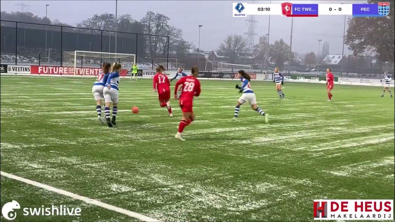 Samenvatting Beloften FC Twente - Jong PEC Zwolle Vrouwen 16/12/2022 - YouTube
