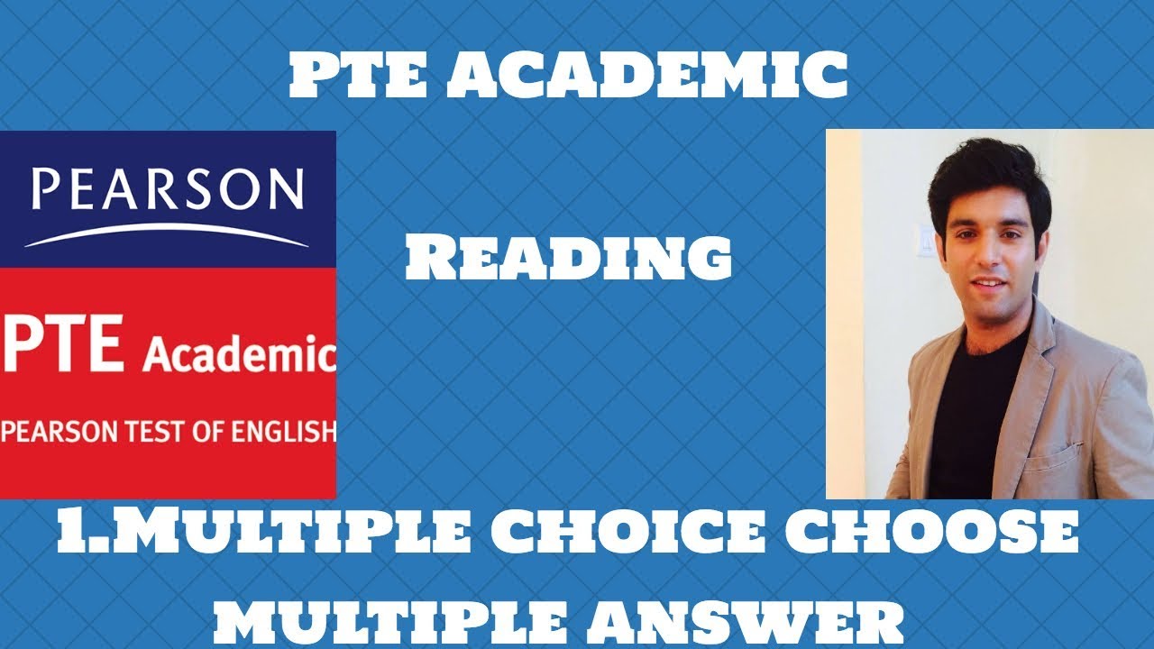 PTE ACADEMIC READING : MULTIPLE CHOICE , CHOOSE MULTIPLE ANSWER - YouTube