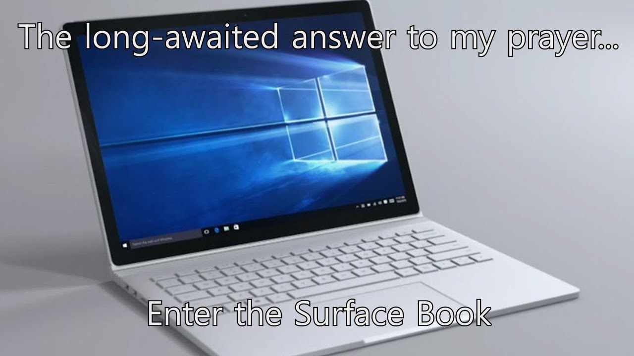 My Reaction to: Microsoft Announcing the Surface Book - YouTube